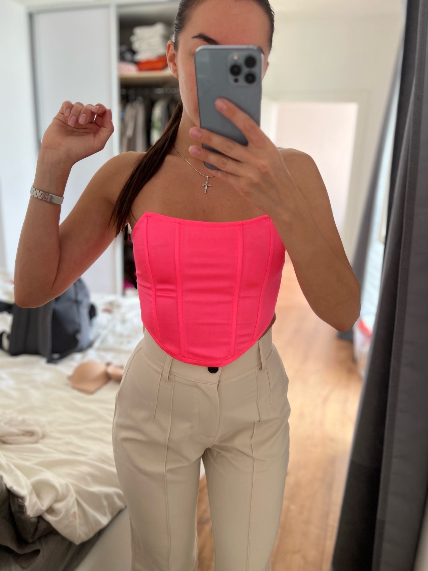 Naomi Corset Crop Top – Bella Chix Co