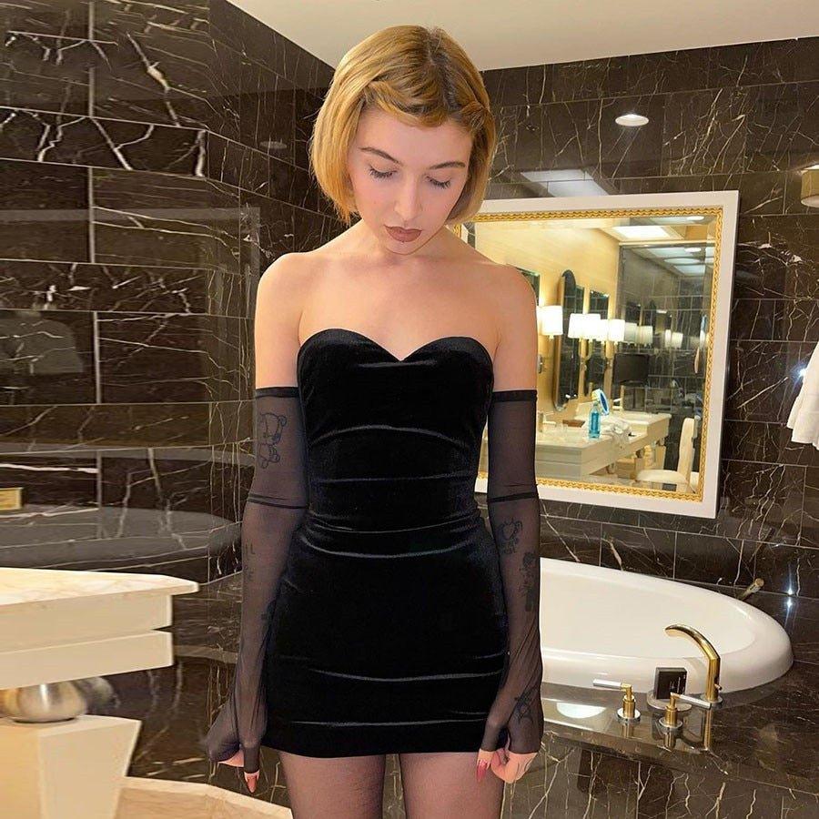 Zeta Backless Mini Dress – Bella Chix Co